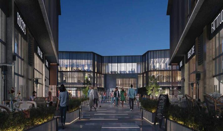 Prices and Spaces of The Trine Zayed Mall -Pioneer Property